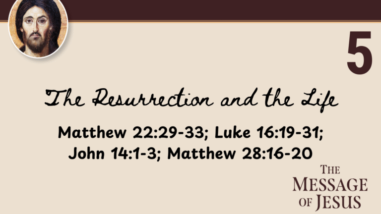 The Message of Jesus: Words That Changed the World – The Resurrection ...